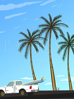 Surfing Truck Morning – PARAISOLIVING